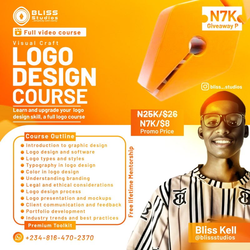 Buy PREMIUM LOGO AND BRAND IDENTITY COURSE (visual craft ) by Bliss ...