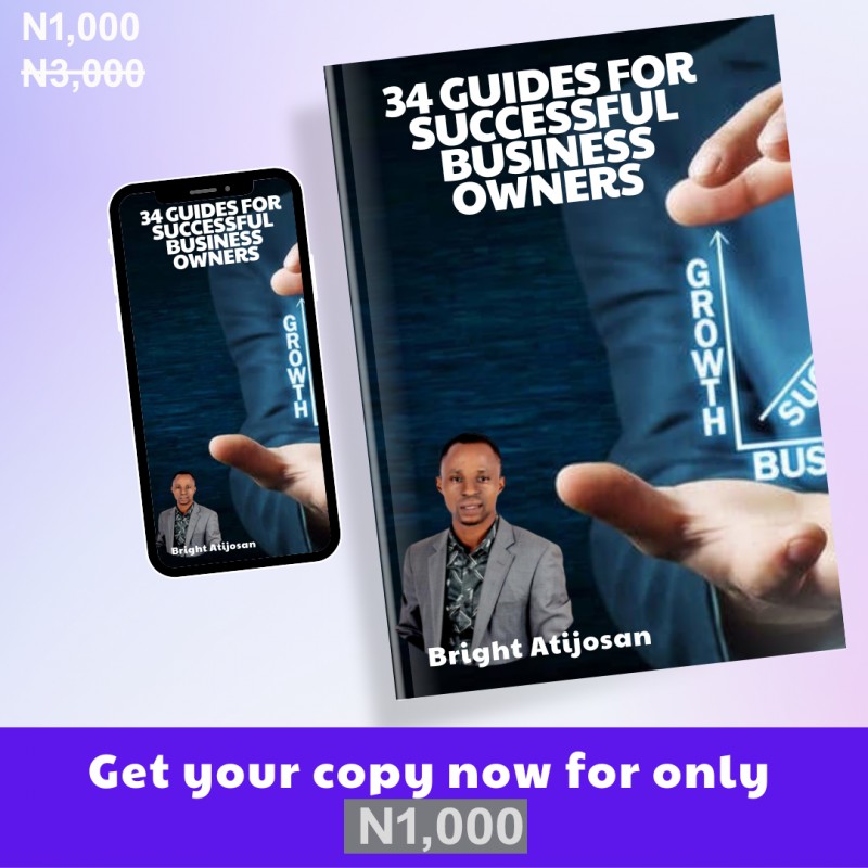 Buy 34 Guides for Successful Business Owners by Bright Atijosan on Selar