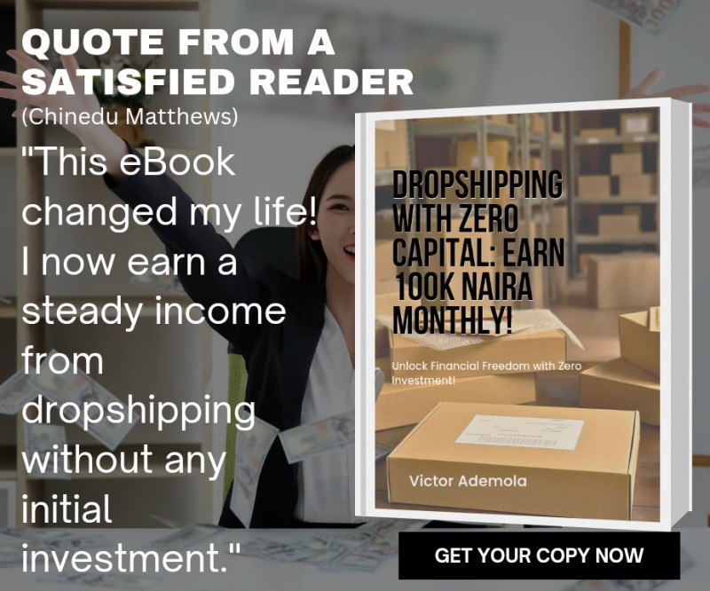 Buy Dropshipping Success: How to Earn ₦100K Monthly with Zero Capital – Your Step-by-Step Guide ...