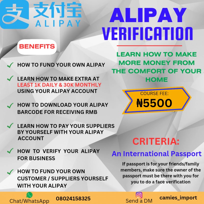 Buy 𝗔𝗟𝗜𝗣𝗔𝗬 𝗩𝗘𝗥𝗜𝗙𝗜𝗖𝗔𝗧𝗜𝗢𝗡 (𝐌𝐀𝐊𝐄 𝐄𝐗𝐓𝐑𝐀 𝐂𝐀𝐒𝐇 𝐅𝐑𝐎𝐌 𝐓𝐇𝐄 𝐂𝐎𝐌𝐅𝐎𝐑𝐓 𝐎𝐅 𝐘𝐎𝐔𝐑 𝐇𝐎𝐌𝐄) by camies_import on Selar