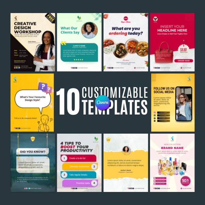 Get 10 FREE Customizable Canva Templates (previous) by John K. Banks on ...