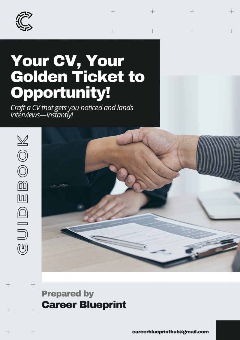 Buy Your CV, Your Golden Ticket to Opportunity! by Career Blueprint on ...