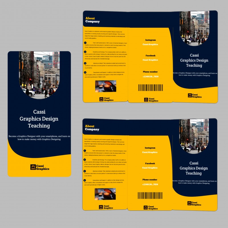 Buy Brochure design by Cassi Graphics on Selar