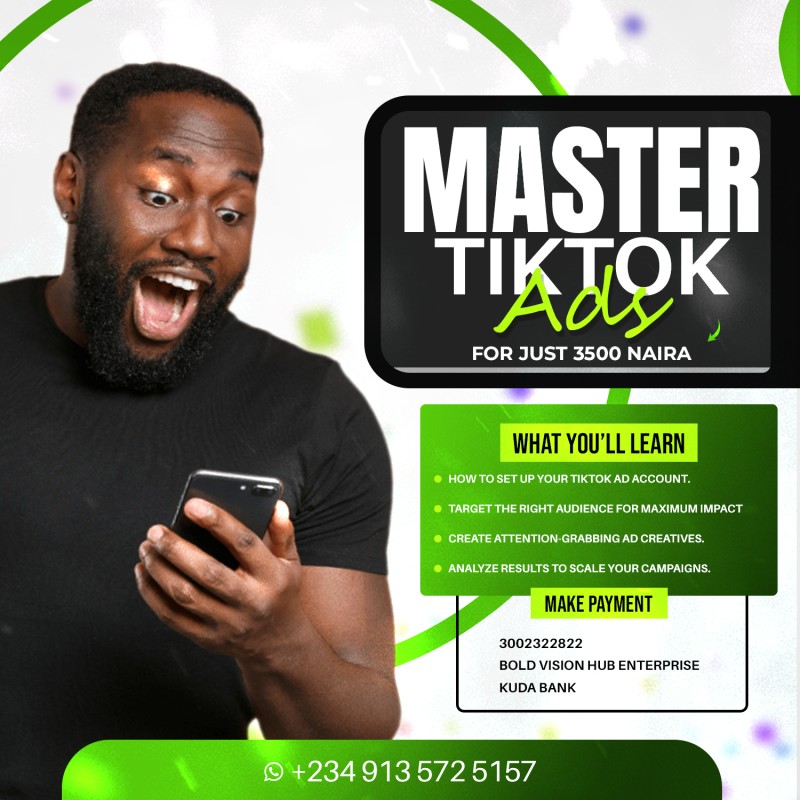 Buy Tiktok Mastery Course 1.0 by Akanimoh Ikpe on Selar