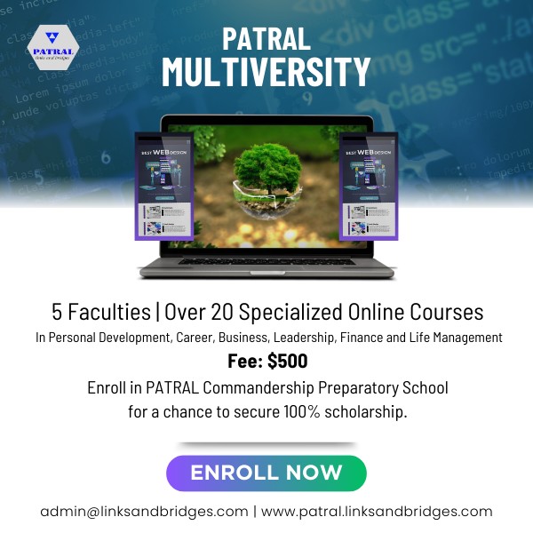 Buy PATRAL Commandership Preparatory School by CGR PATRAL on Selar