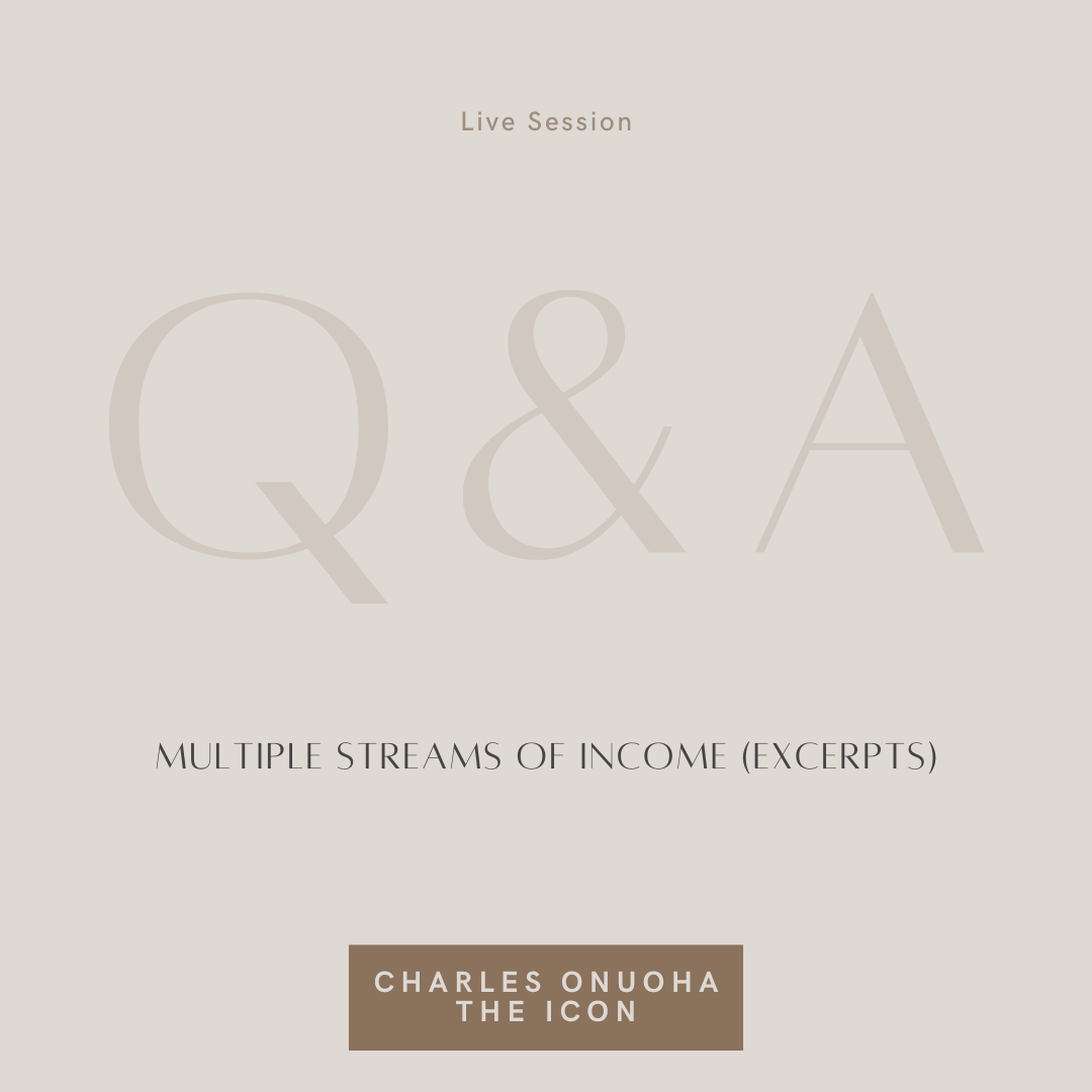 Get Q & A on Multiple Streams of Income (Excerpts) by Challenge Circle on Selar