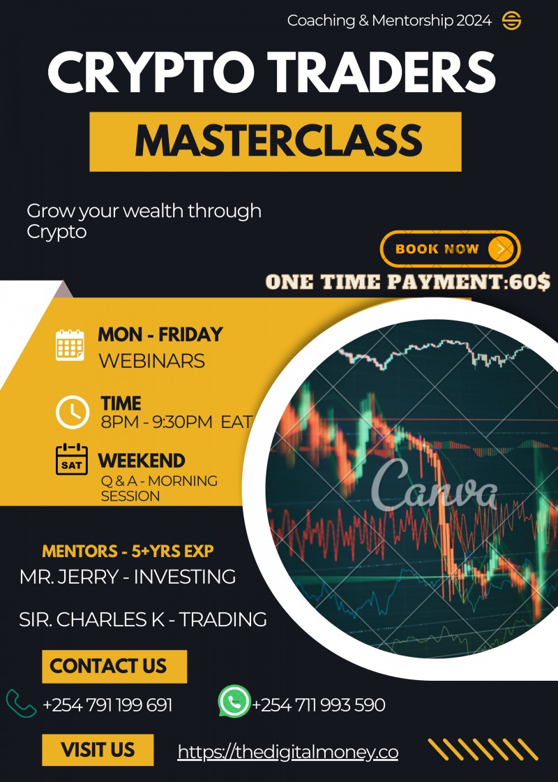 Buy CRYPTO MASTERMIND CLASSES 2024-2025 by Charles Kiarie Makimei on Selar