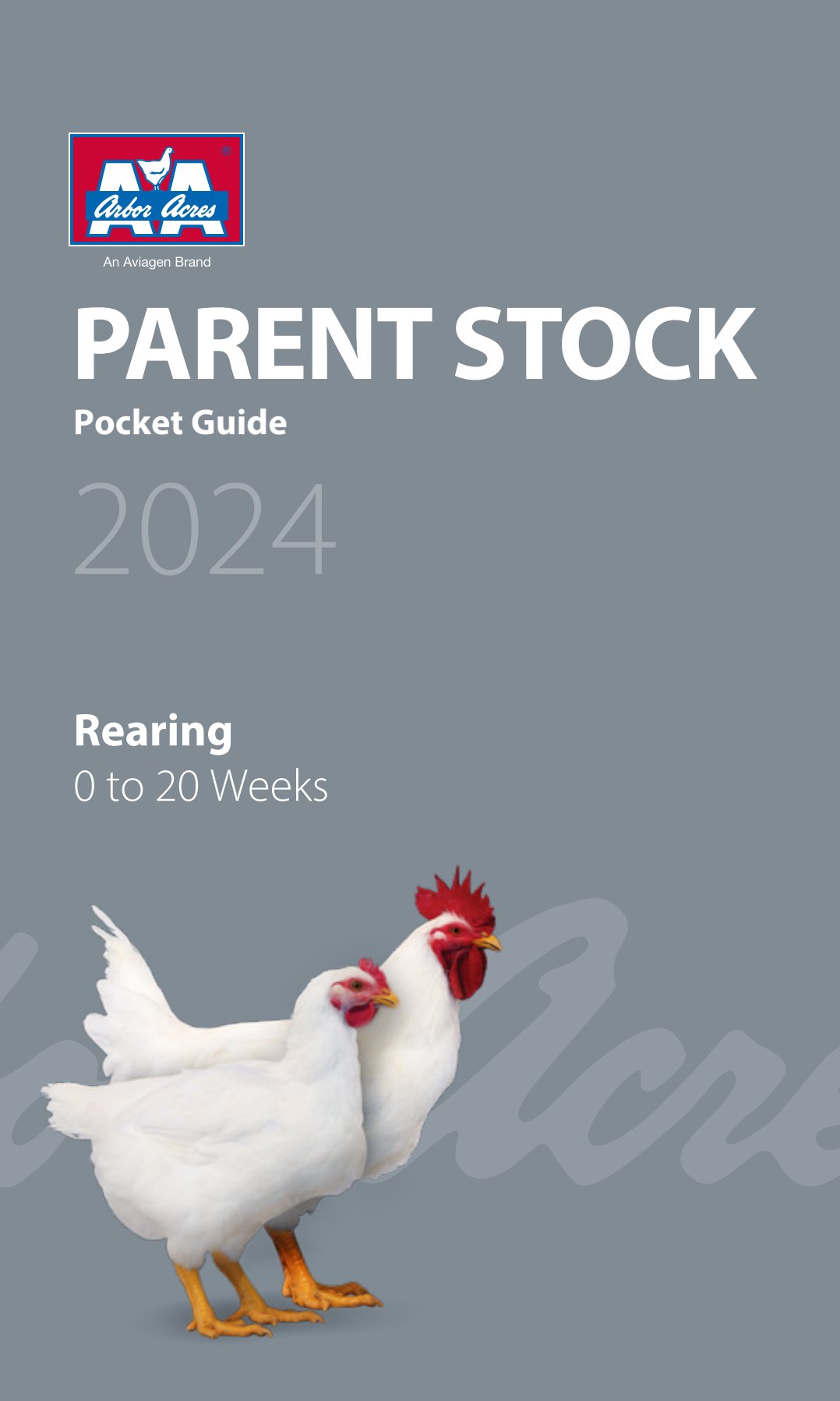 Buy ARBOR ACRES PARENT STOCK POCKET GUIDE 2024: REARING 0 to 20 WEEKS ...