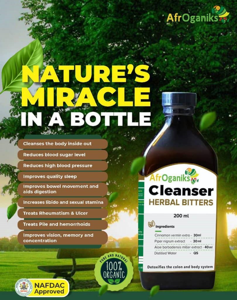 Buy AfrOganiks Bitter Cleanser by Checks Emmanuel on Selar