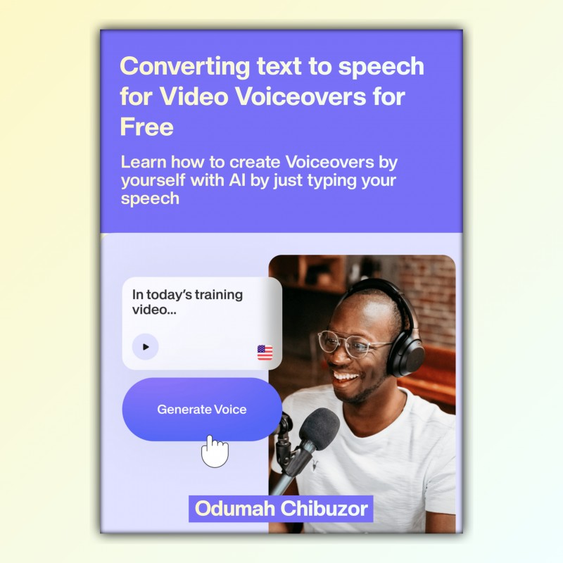 Buy Converting text to speech for video voiceovers for free by Chelite ...