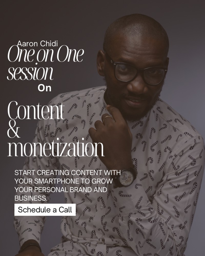 Buy 1 on 1 Session with Aaron Chidi by Chidi Aaron on Selar