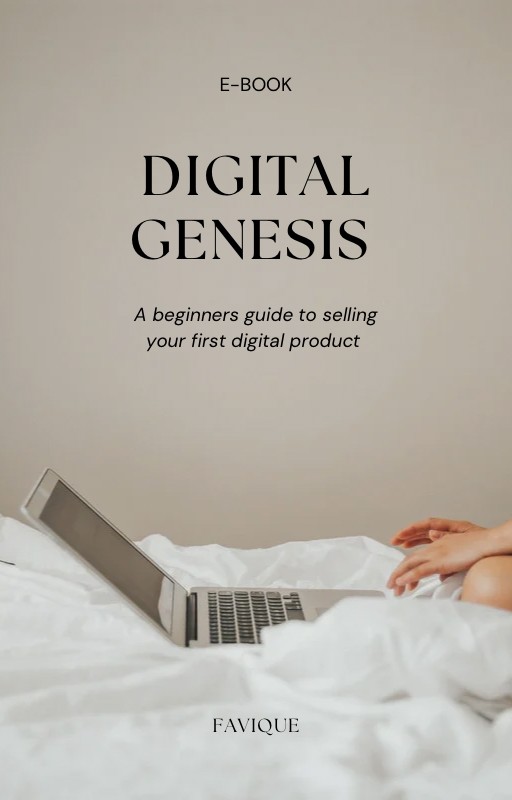 Buy Digital Genesis: A beginner's guide to selling digital products by Favique on Selar