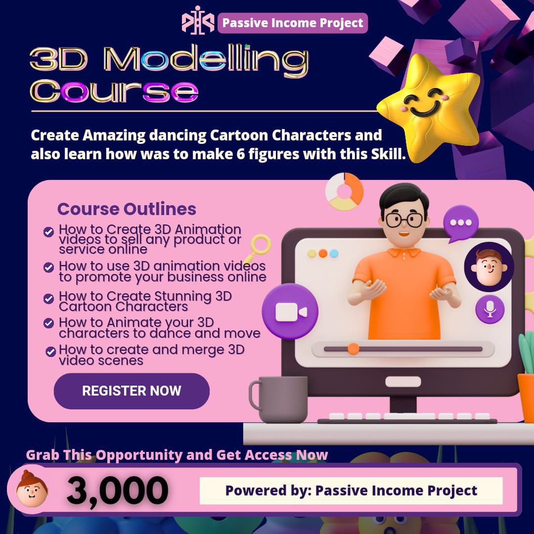 Buy 3d animation course by Chisom Ezerendu on Selar
