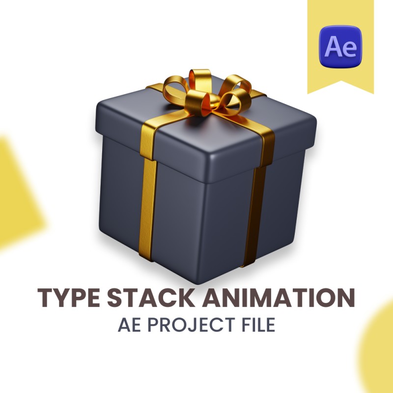 Get Type Stack Animation (Free AE Project File) by Okech Christopher ...