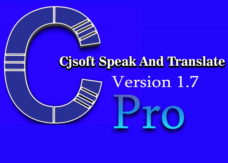 Buy Cjsoft Speak And Translate V1.7 Pro by Cjsoft Software Company on Selar