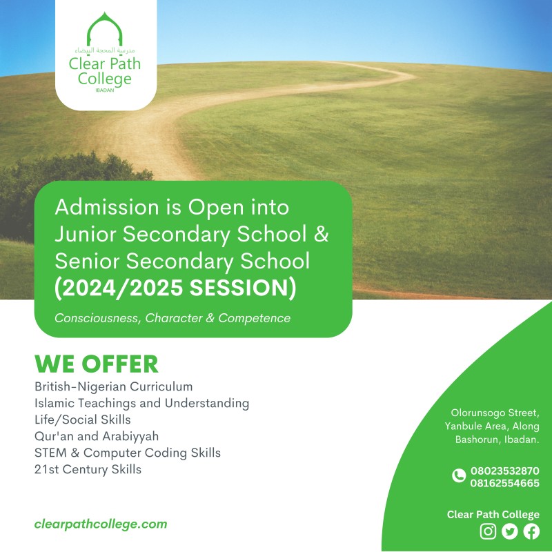 Buy Admission Form - Clear Path College by Clearpath College Ibadan on ...