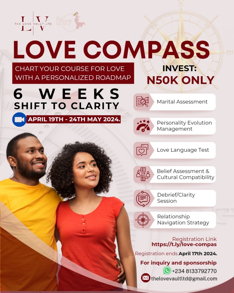 Buy Love Compass 6 WEEKs Program by Blessing Christopher on Selar