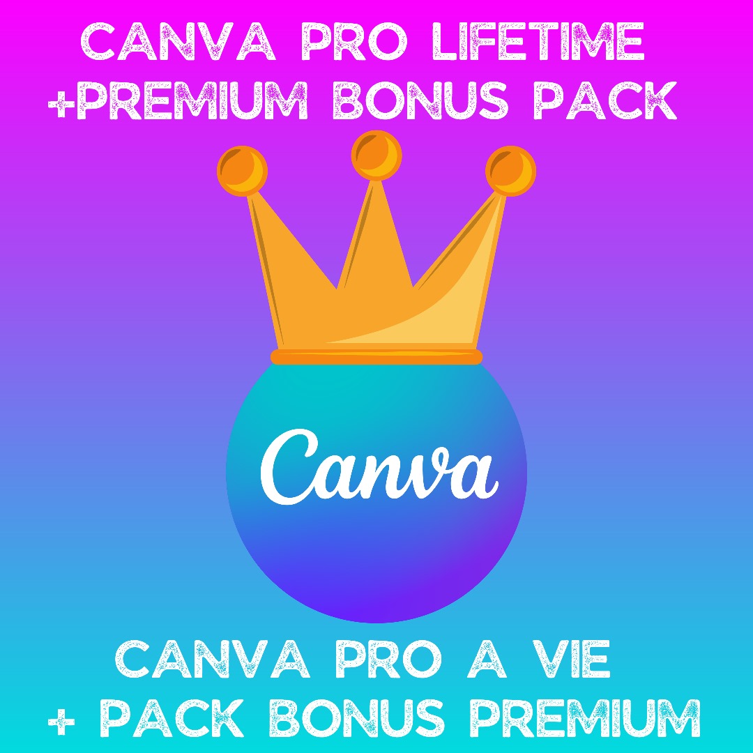 Buy CANVA PRO LIFETIME ACCOUNT + PREMIUM BONUS PACK by Collibri Agency on Selar