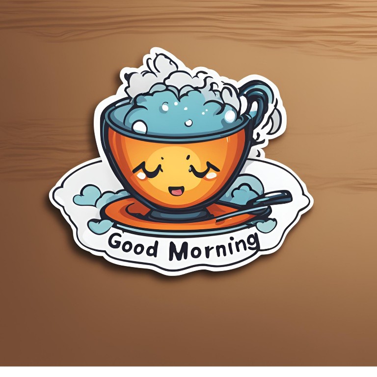 Buy "Good morning" stickers by Collins Sunday on Selar