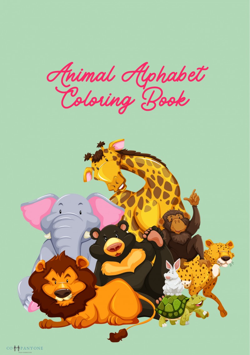 Buy Animal Alphabets Coloring Book (Soft Copy) - ages 2-10 by ...