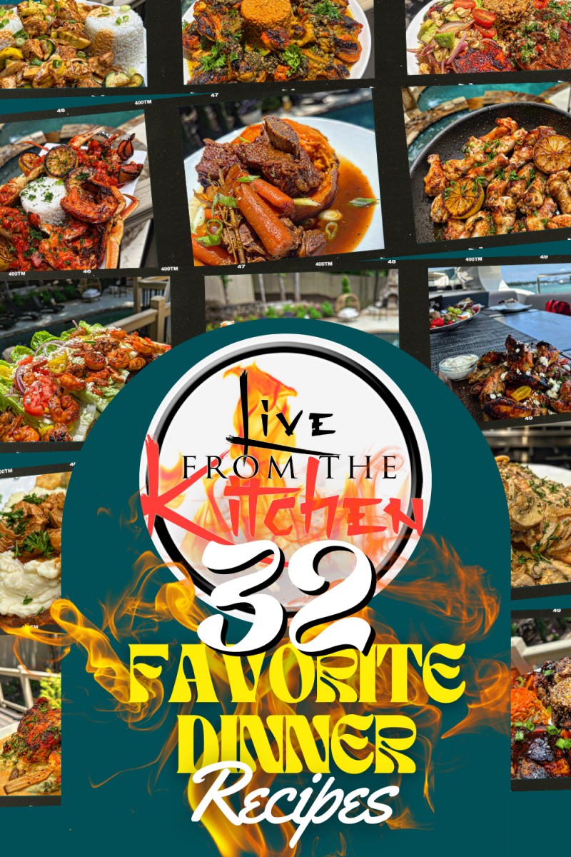 Buy 32 Fav Dinner Recipes by Live From The Kitchen on Selar
