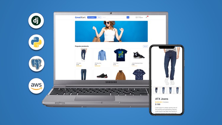 Buy Django eCommerce | Build Advanced Django Web Application by COURSE ...
