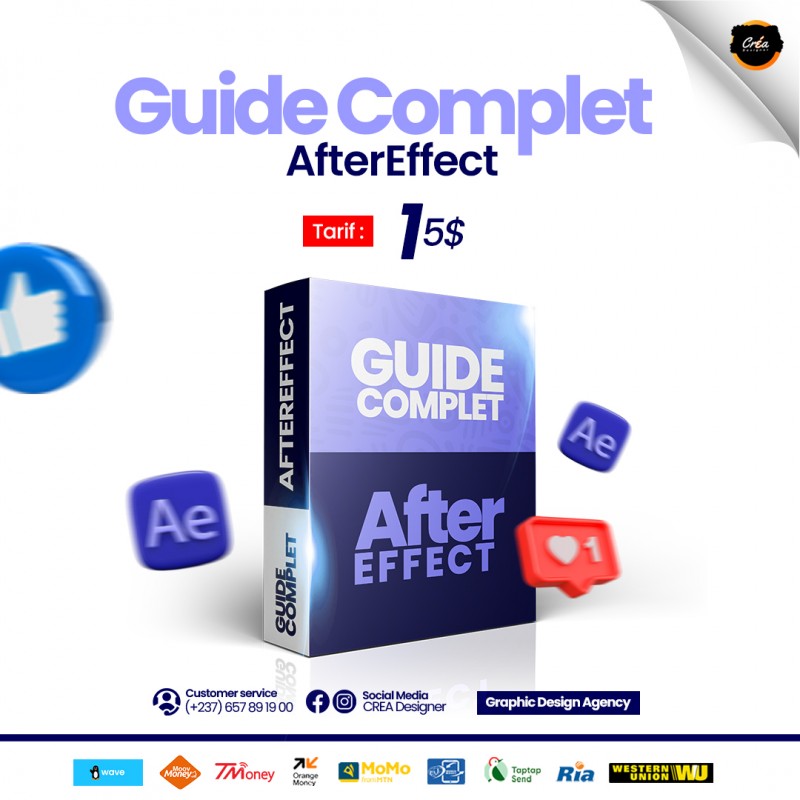 Buy Guide-complet-AfterEffect by Crea DDesign on Selar