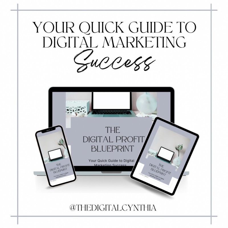 Get THE DIGITAL PROFIT BLUEPRINT by Cynthia Chidinma on Selar
