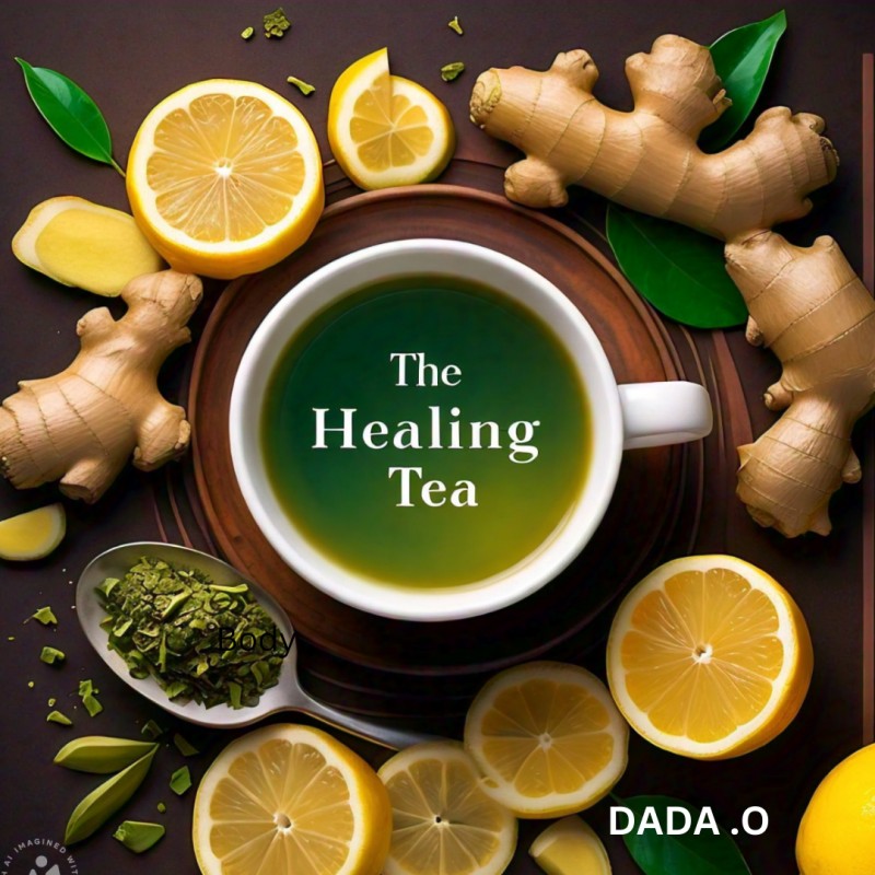 Buy THE HEALING TEA - BLEND OF GREEN TEA, GINGER AND LEMON by DADA ...