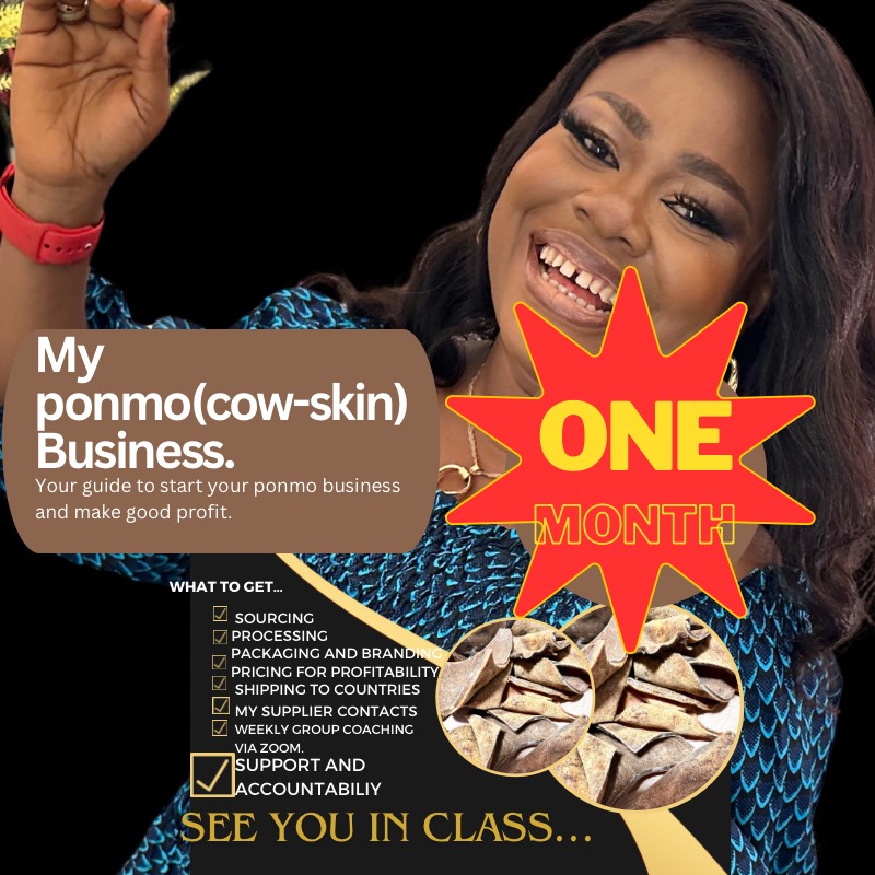 Buy MY PONMO(COW SKIN) BUSINESS. by Damilola Sodiya on Selar