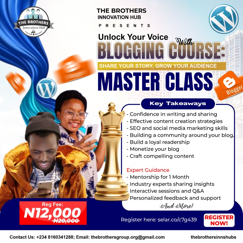 Buy Blogging Course: Master Class by Bill Delight on Selar