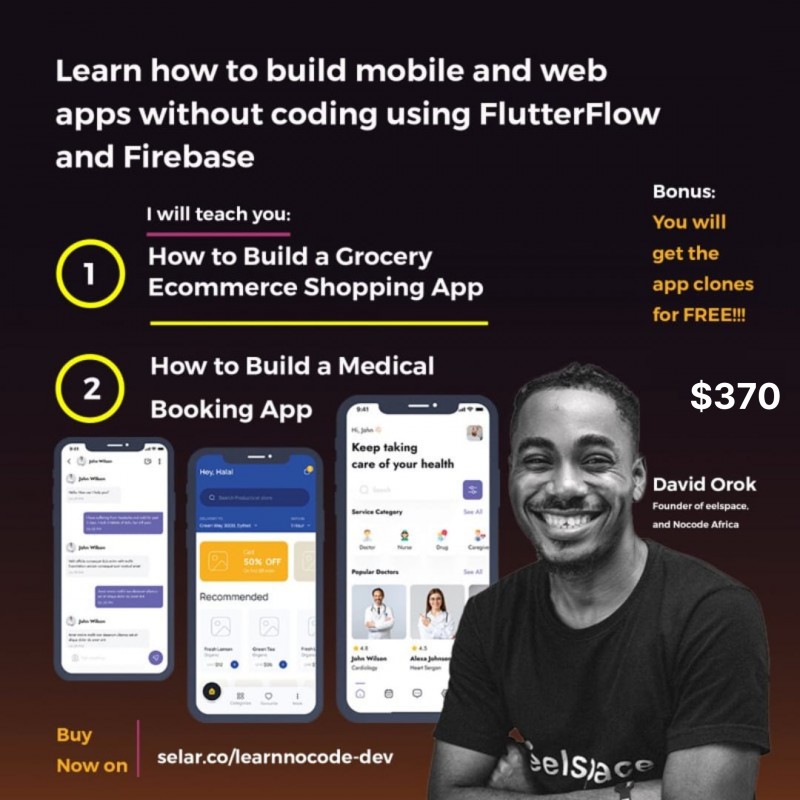 Buy Learn How to Build Mobile and Web Apps without coding using FlutterFlow and Firebase by ...