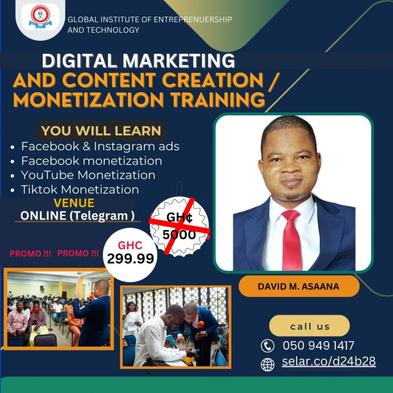 Buy Facebook ads and content Monetization promo offer by David Asaana ...