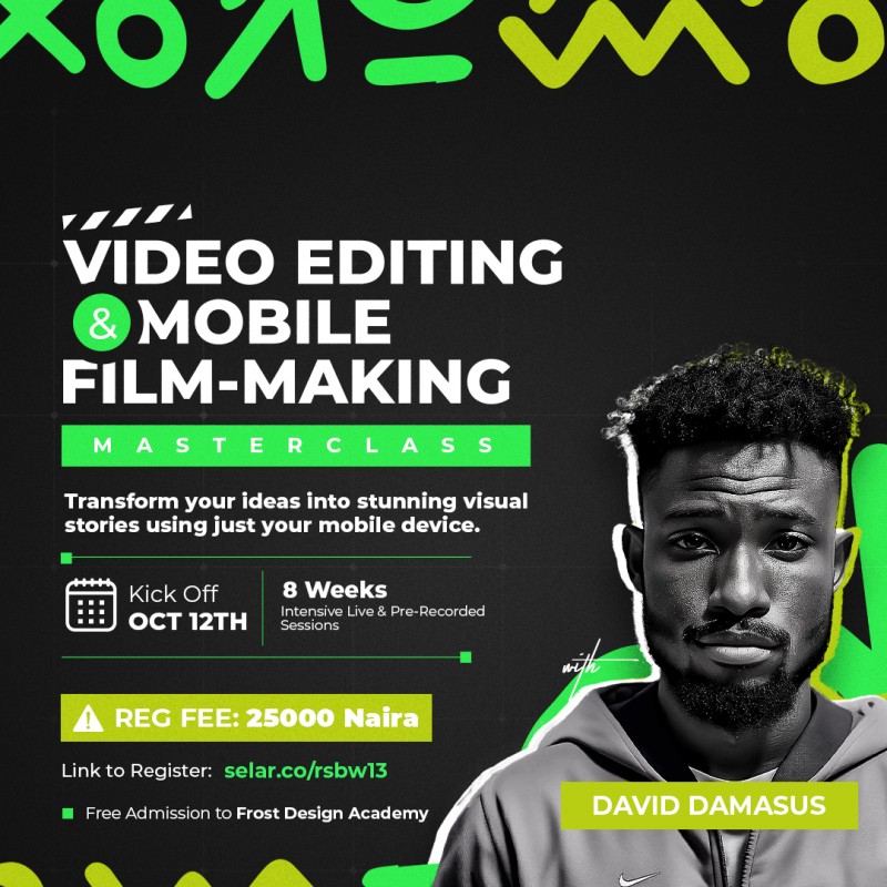 Buy Mobile Filmmaking and Video Editing Mastery by David Damasus on Selar