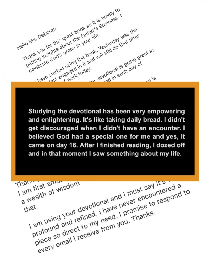 Buy 3-Months Purpose Devotional : THE FATHER'S BUSINESS FOR YOU (Volume ...