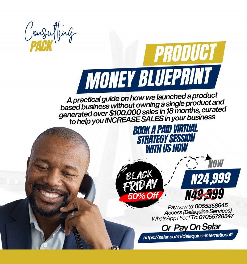 Buy PRODUCT MONEY BLUEPRINT by Delaquine International on Selar