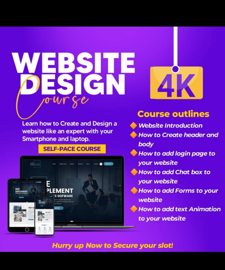 Buy WEBSITE DESIGN COURSE by Delight Onyedikachi on Selar