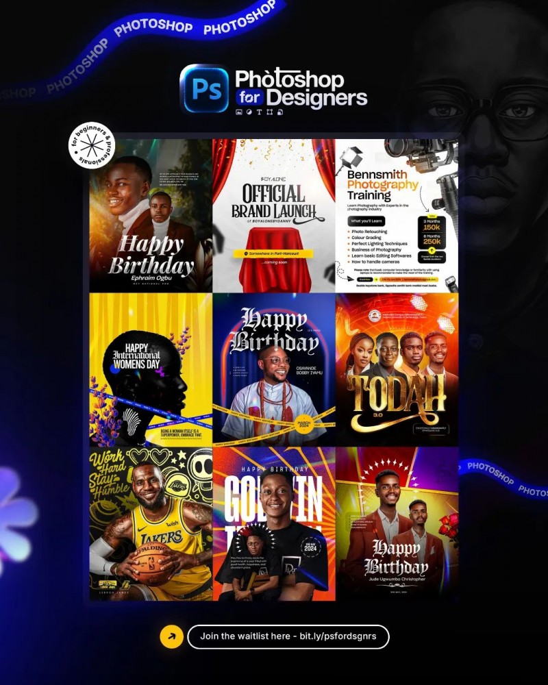 Buy Photoshop Graphic Design Course by Chigozie Allen on Selar