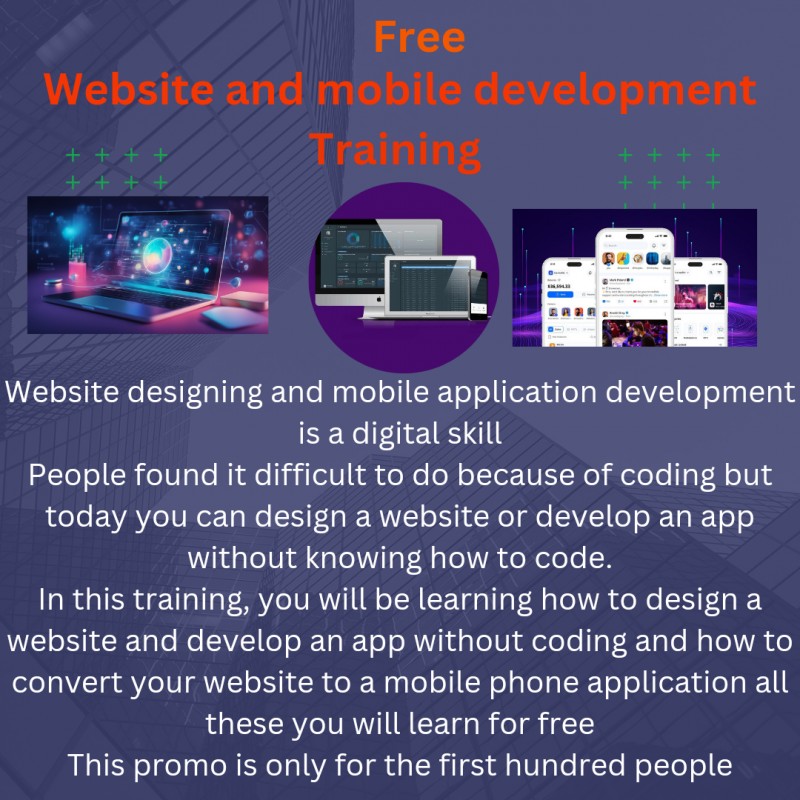 Subscribe Don't miss out on this amazing opportunity! 📱 Build a website and mobile app without ...