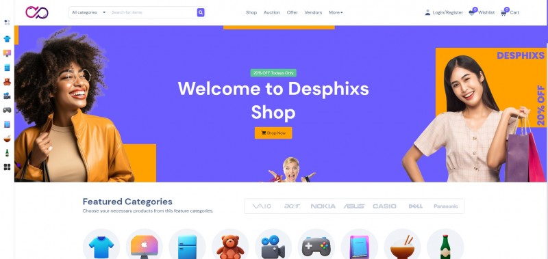 Buy Advanced Ecommerce Project Source Code by Desphixs on Selar