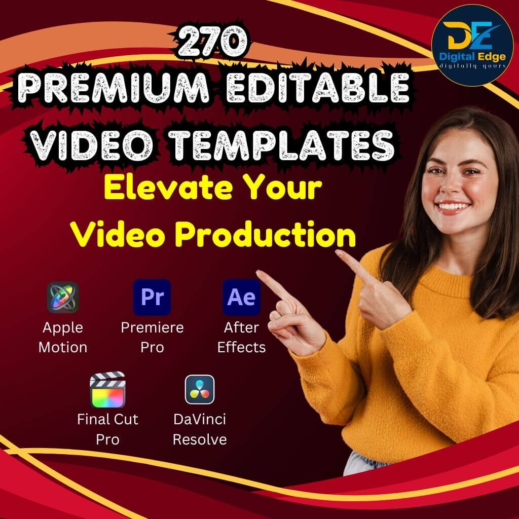 Buy 270 Premium Editable Video Templates – Elevate Your Video ...