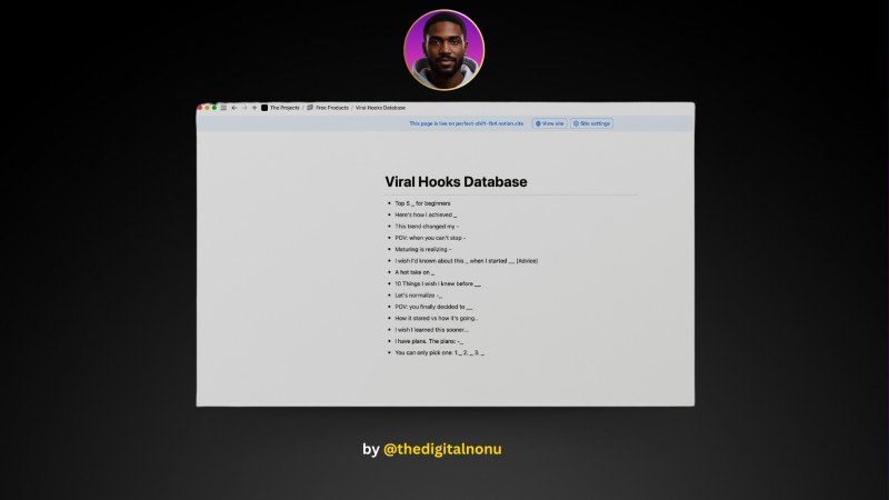 Get Viral Hooks Database | 70+ Proven Hooks to Go Viral on Instagram by Digital Nonu on Selar