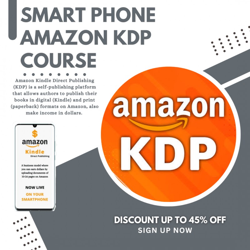 Buy SMART PHONE AMAZON KDP COURSE by Digital Course Enterprise on Selar