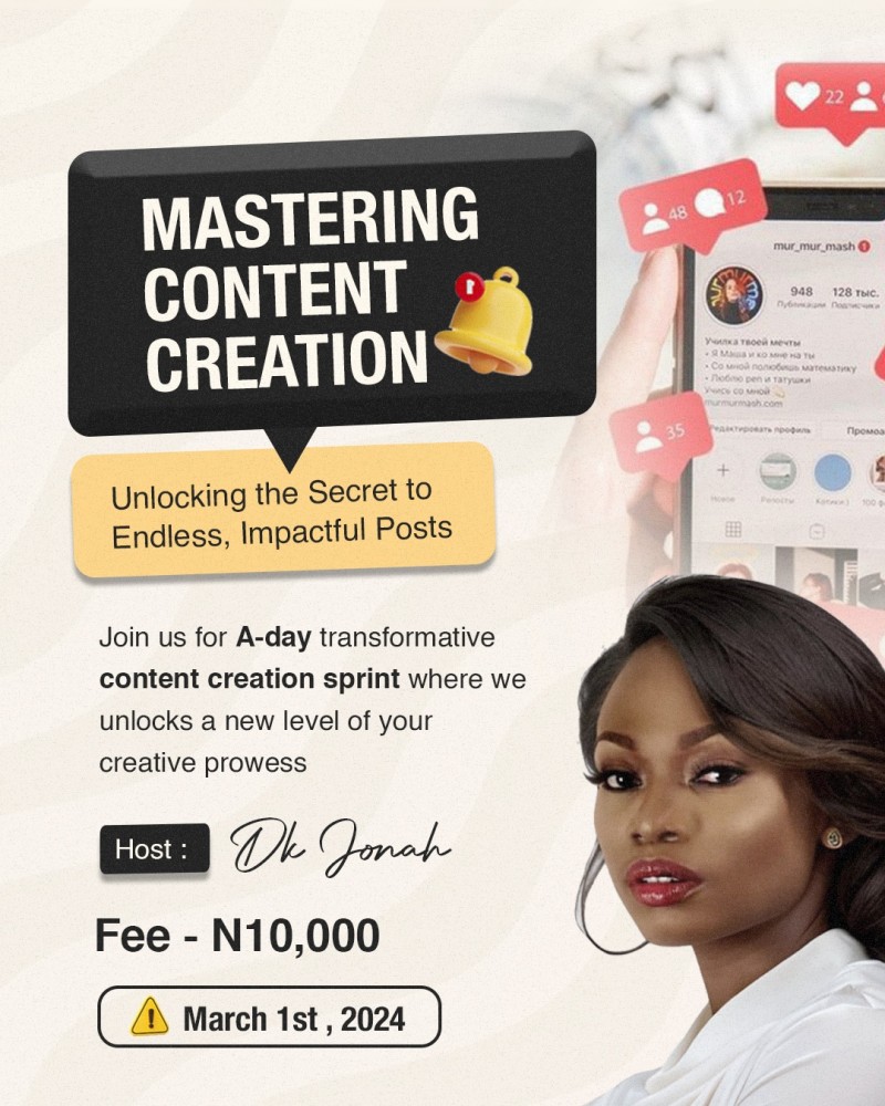 Buy Mastering Content Creation Workshop by DK Jonah on Selar