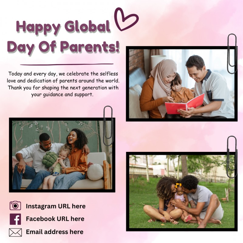 Buy Global Day Of Parents Flyer Template by Dolapo Bello on Selar