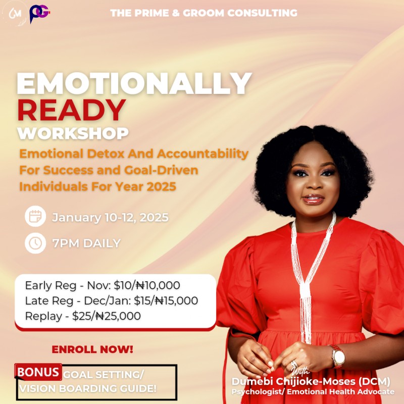 Buy Emotionally Ready 2025 by Chidumebi Moses on Selar