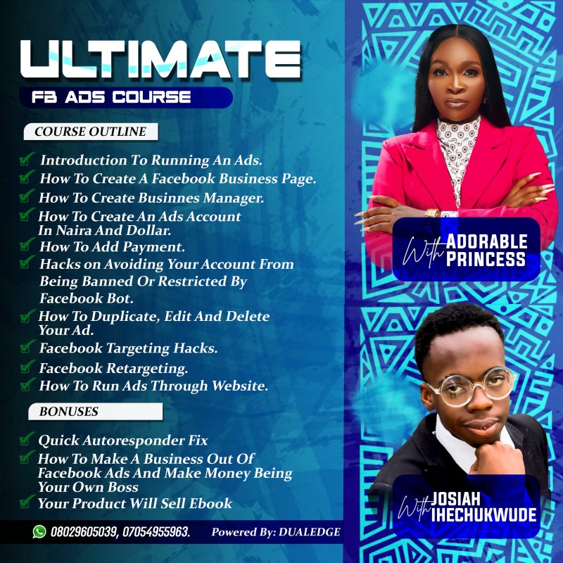 Buy Ultimate FB Ads Course by Dual Edge on Selar