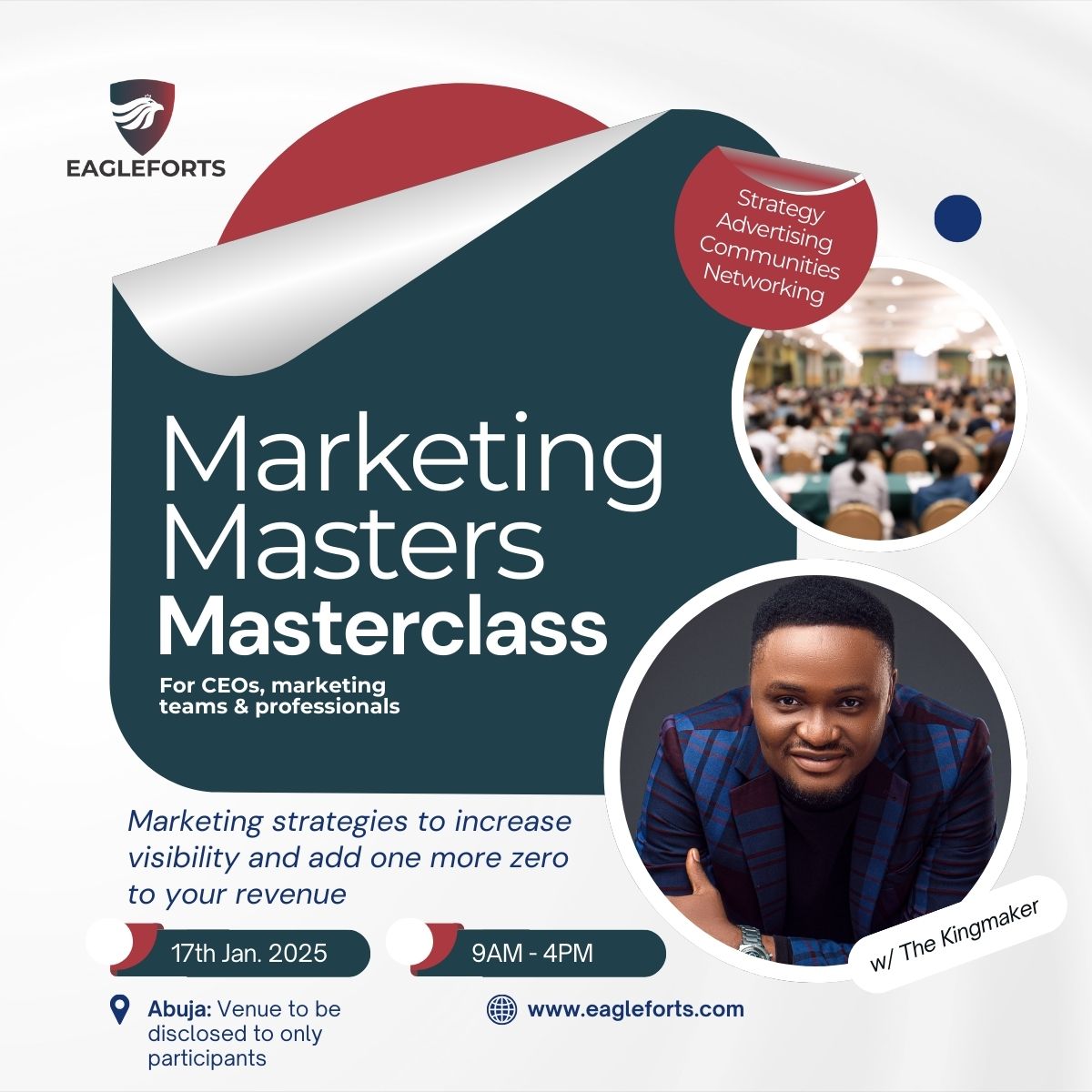 Buy Marketing Masters Masterclass, Abuja by Eagleforts on Selar