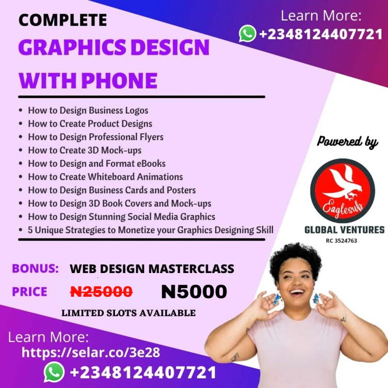Buy Mobile Graphics Design Course by Eaglesub Global on Selar