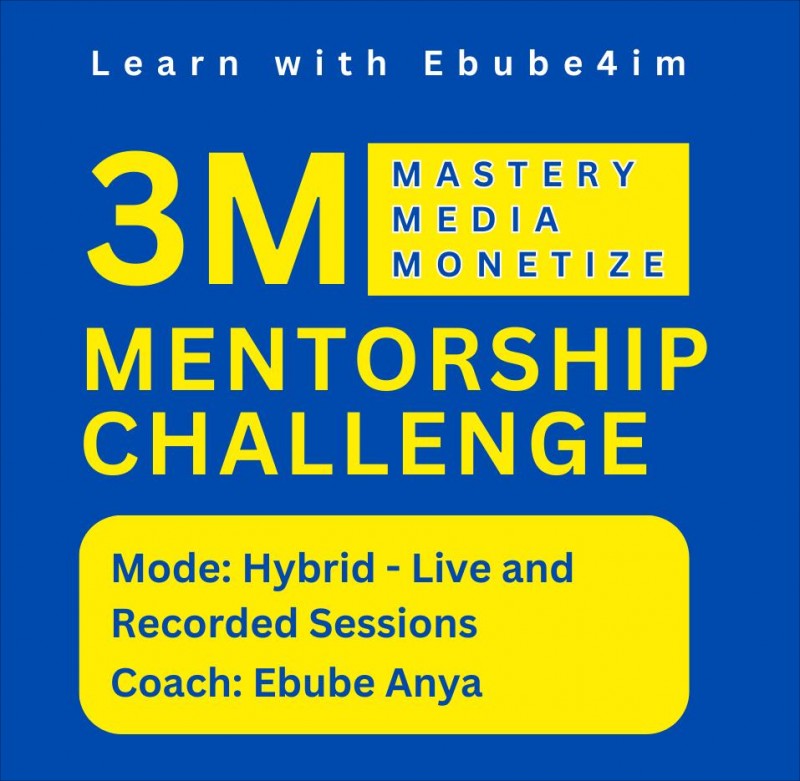 Buy 3M [MASTERY-MEDIA-MONETIZE] MENTORSHIP CHALLENGE - 3 Months by ...
